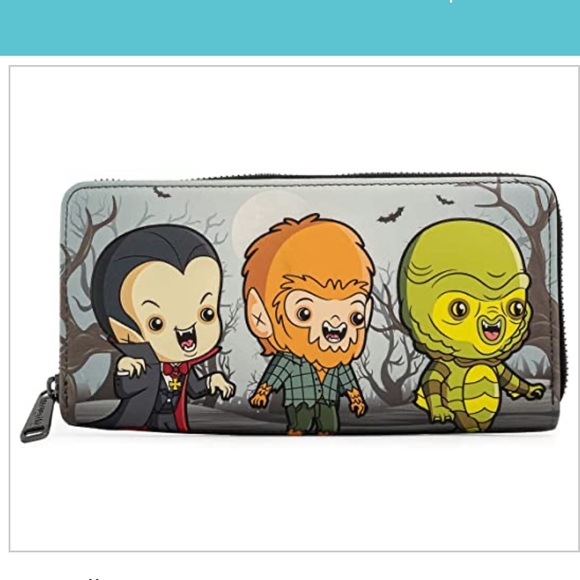 Loungefly | Bags | Loungefly Universal Monsters Chibi Wallet Dracula ...